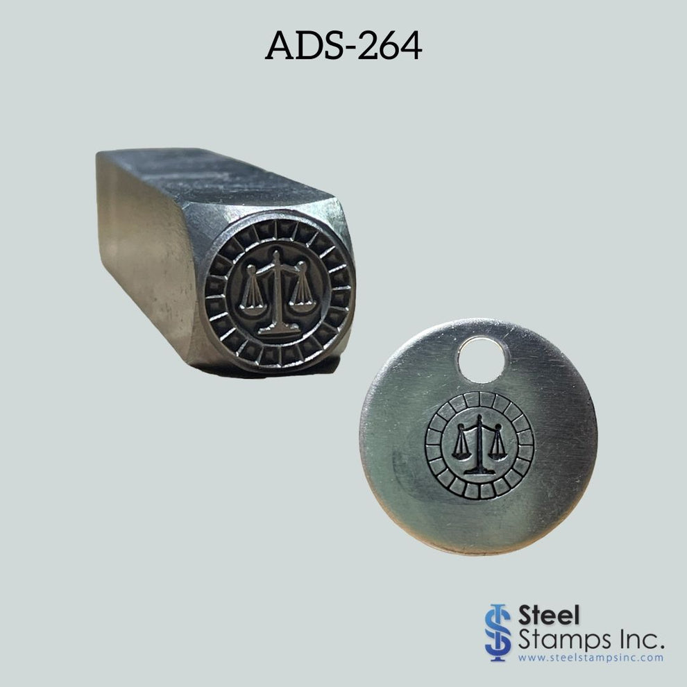 Balanced Scale – Steel Stamps Inc.
